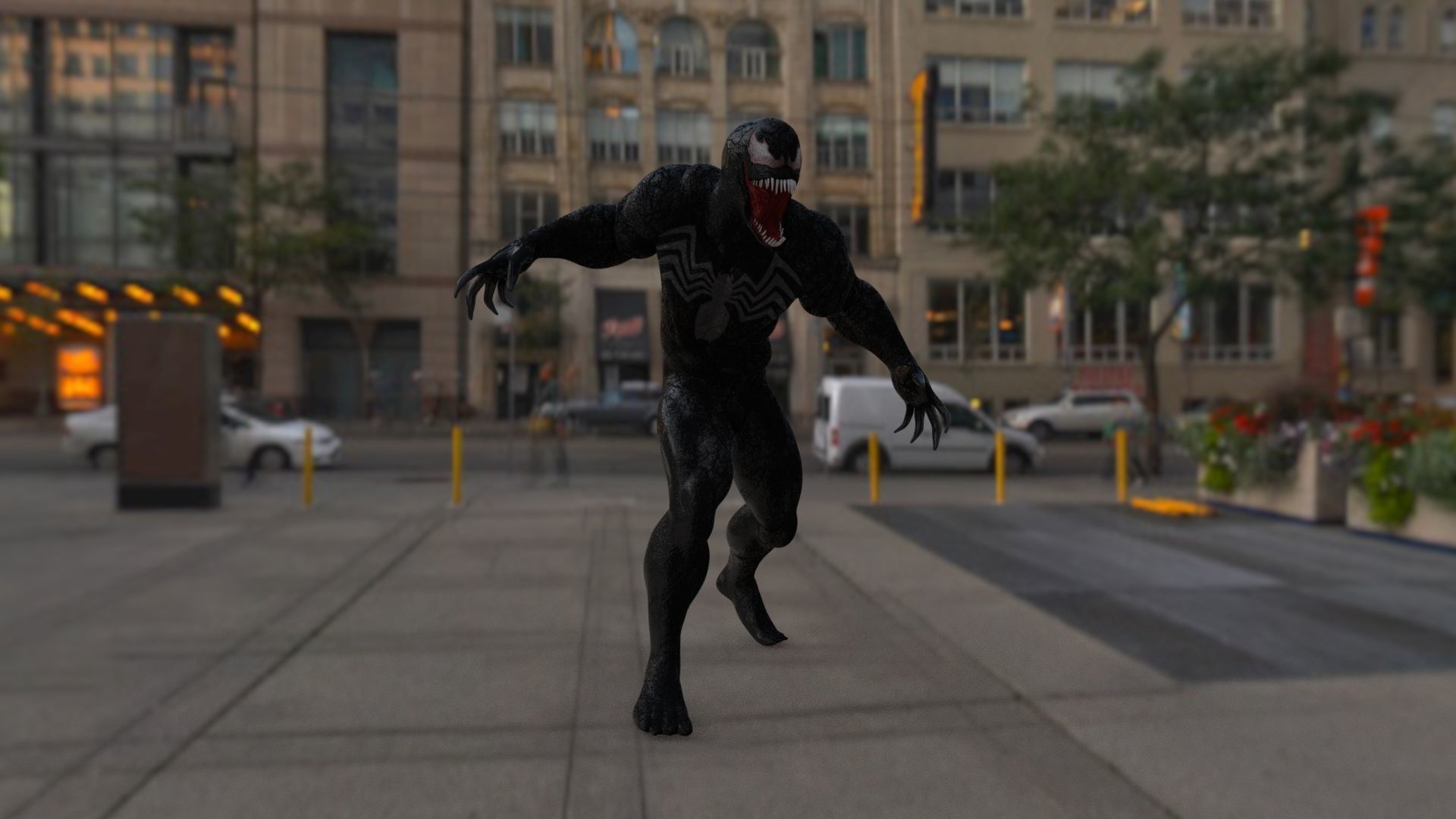 3D model Ultimate Venom 3D Production Model Rigged W Maya Muscle System ...