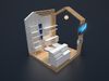 Exhibition booth 3D model 2x2m 002 3D model | CGTrader