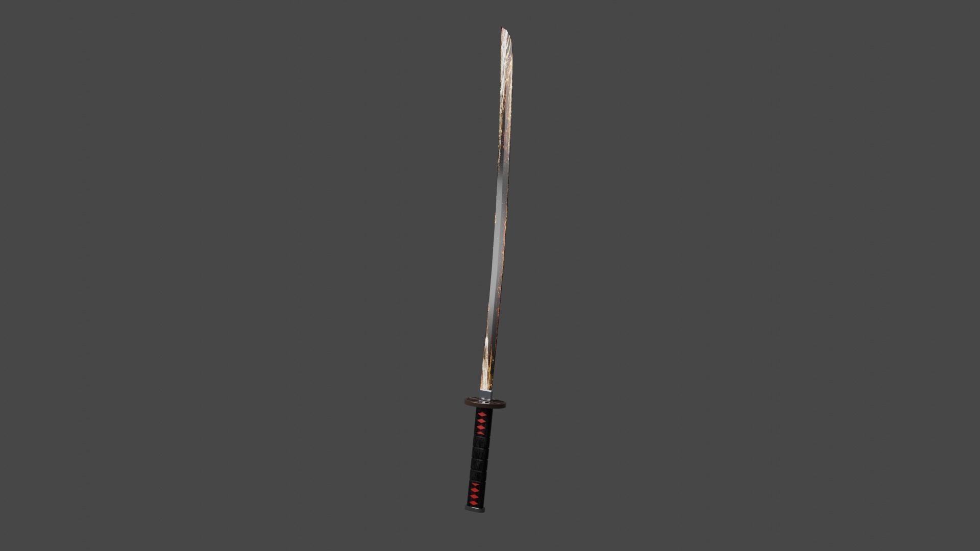 tanjiro kamado repleca Sword 3D model 3D printable | CGTrader