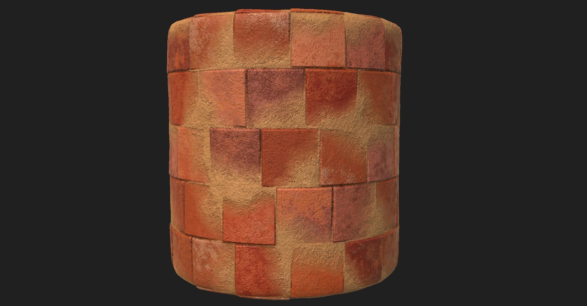terracotta tiles Texture | CGTrader