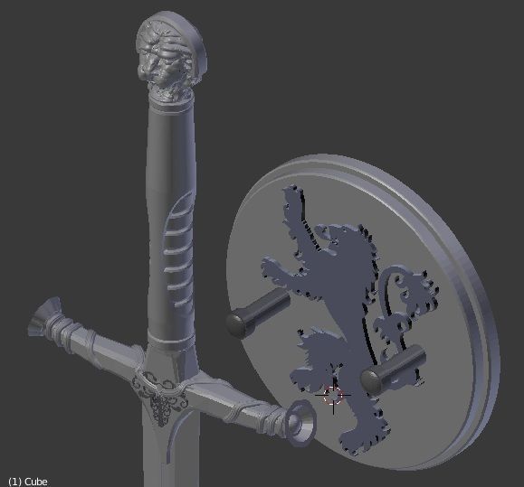 Jaime Lannister Sword 3D model | CGTrader