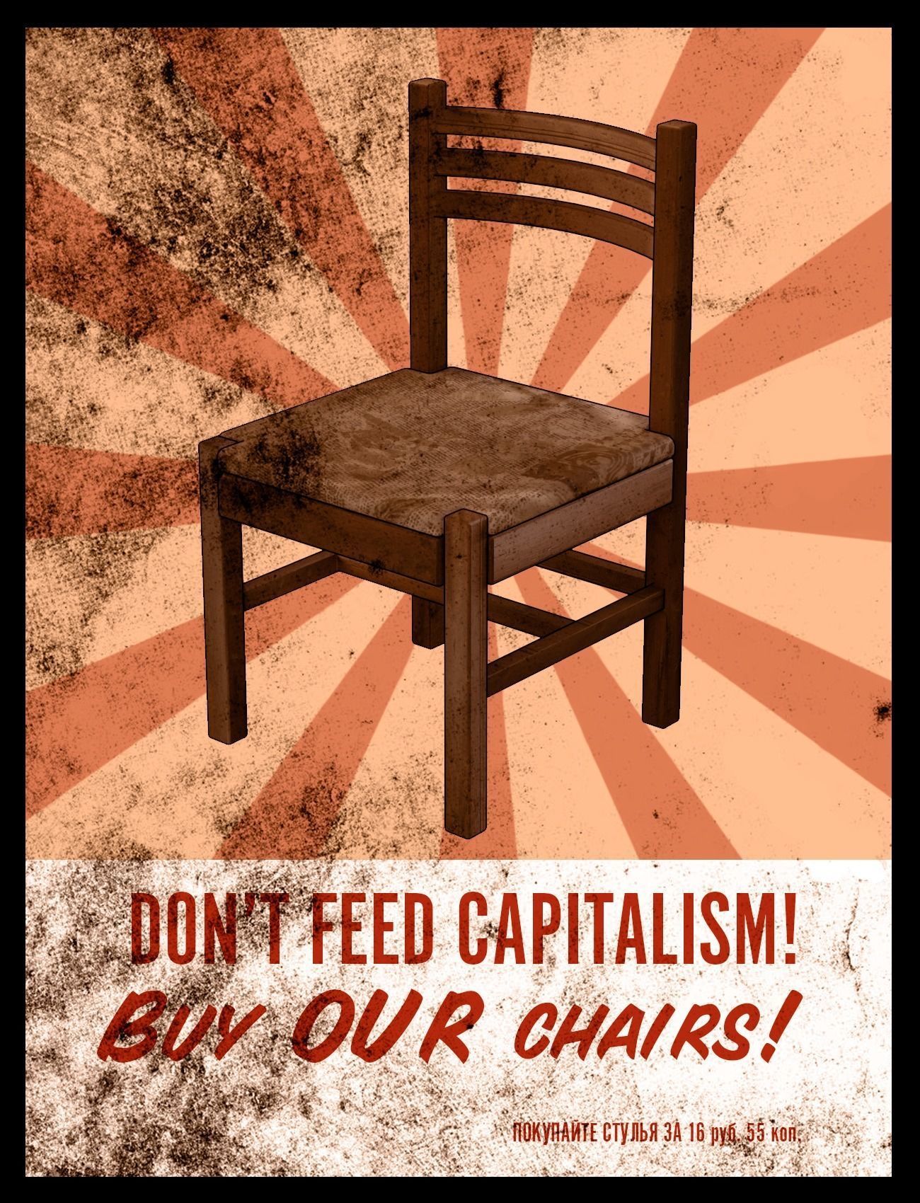 3D model Low-Poly Soviet chair VR / AR / low-poly | CGTrader