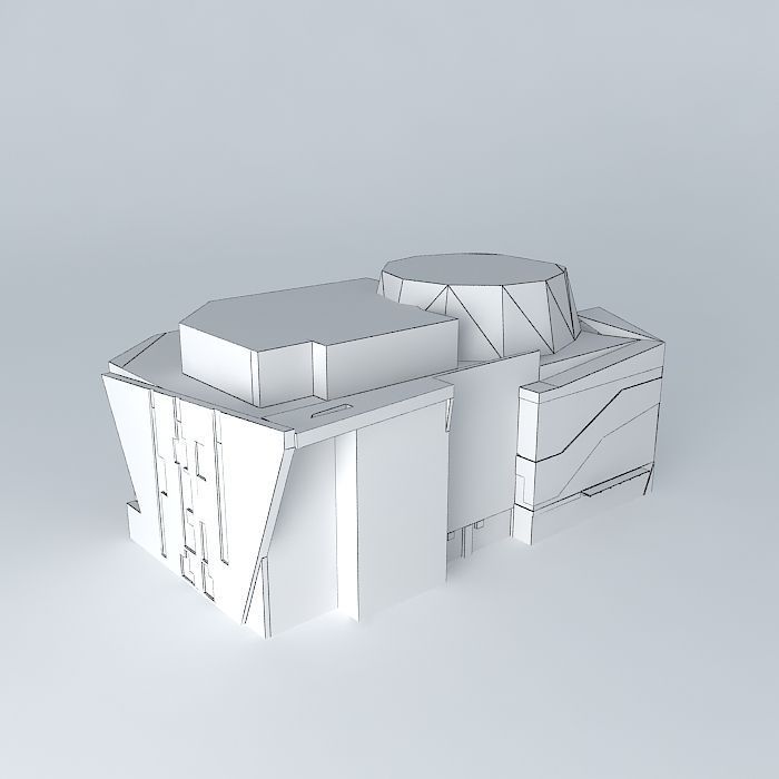 Agora Arts Center free 3D model | CGTrader