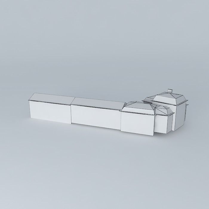 Component of K. Zipernowsky Technical Secondary School, Pécs free 3D ...