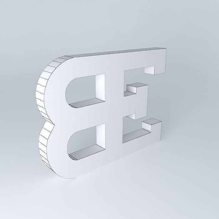 Bugatti Logo free 3D model | CGTrader