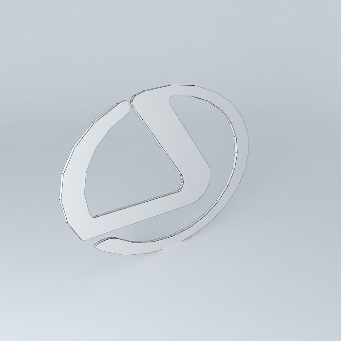 Lexus logo free 3D model | CGTrader