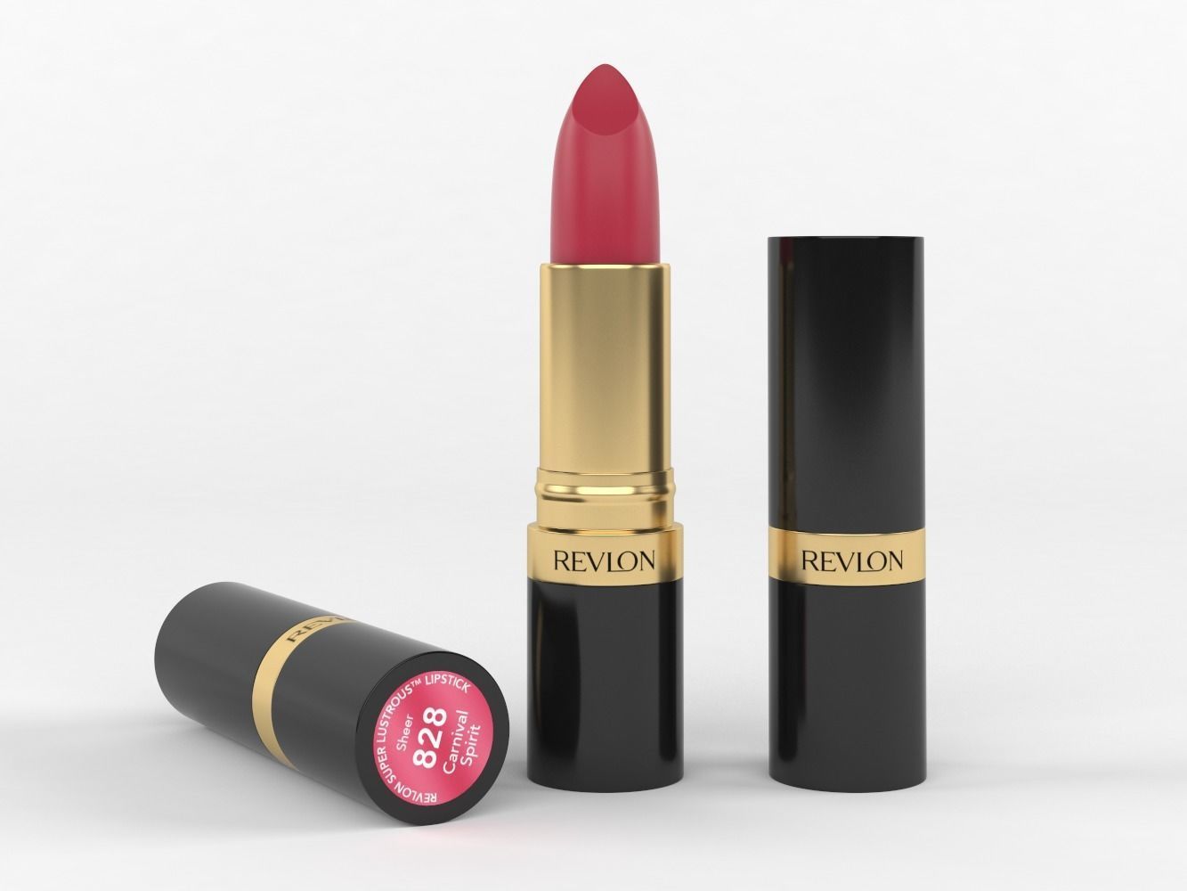 Revlon Super Lustrous Matte Lipstick 3D model | CGTrader