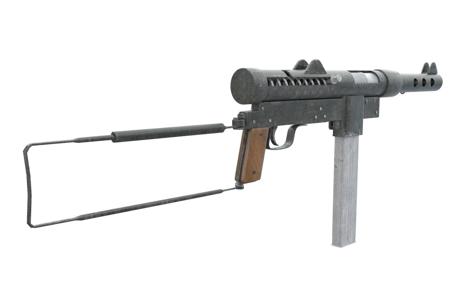 M45 9mm submachine gun 3D model | CGTrader