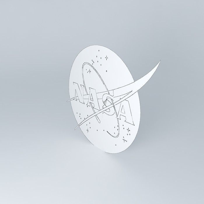 NASA logo free 3D model | CGTrader