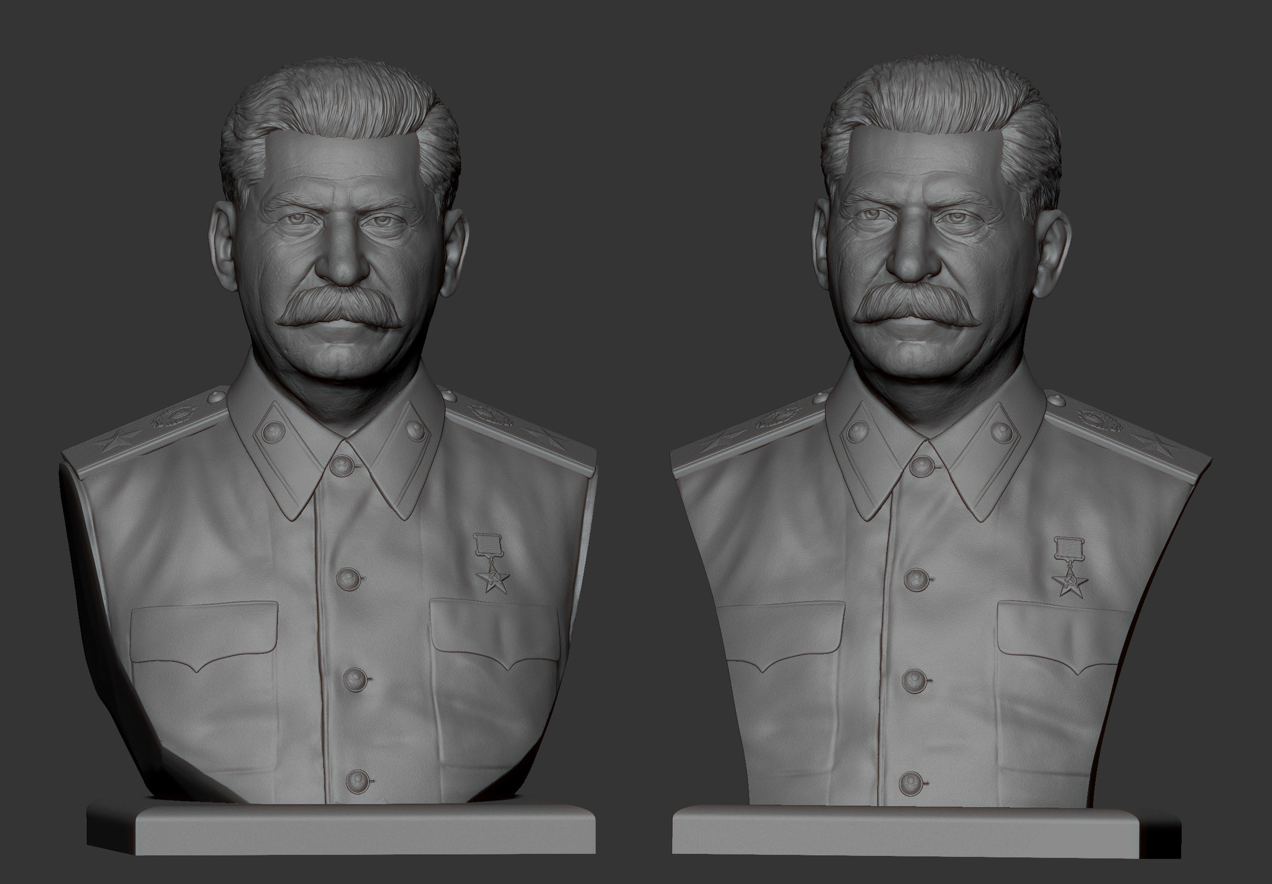Joseph Stalin 3D model 3D printable | CGTrader