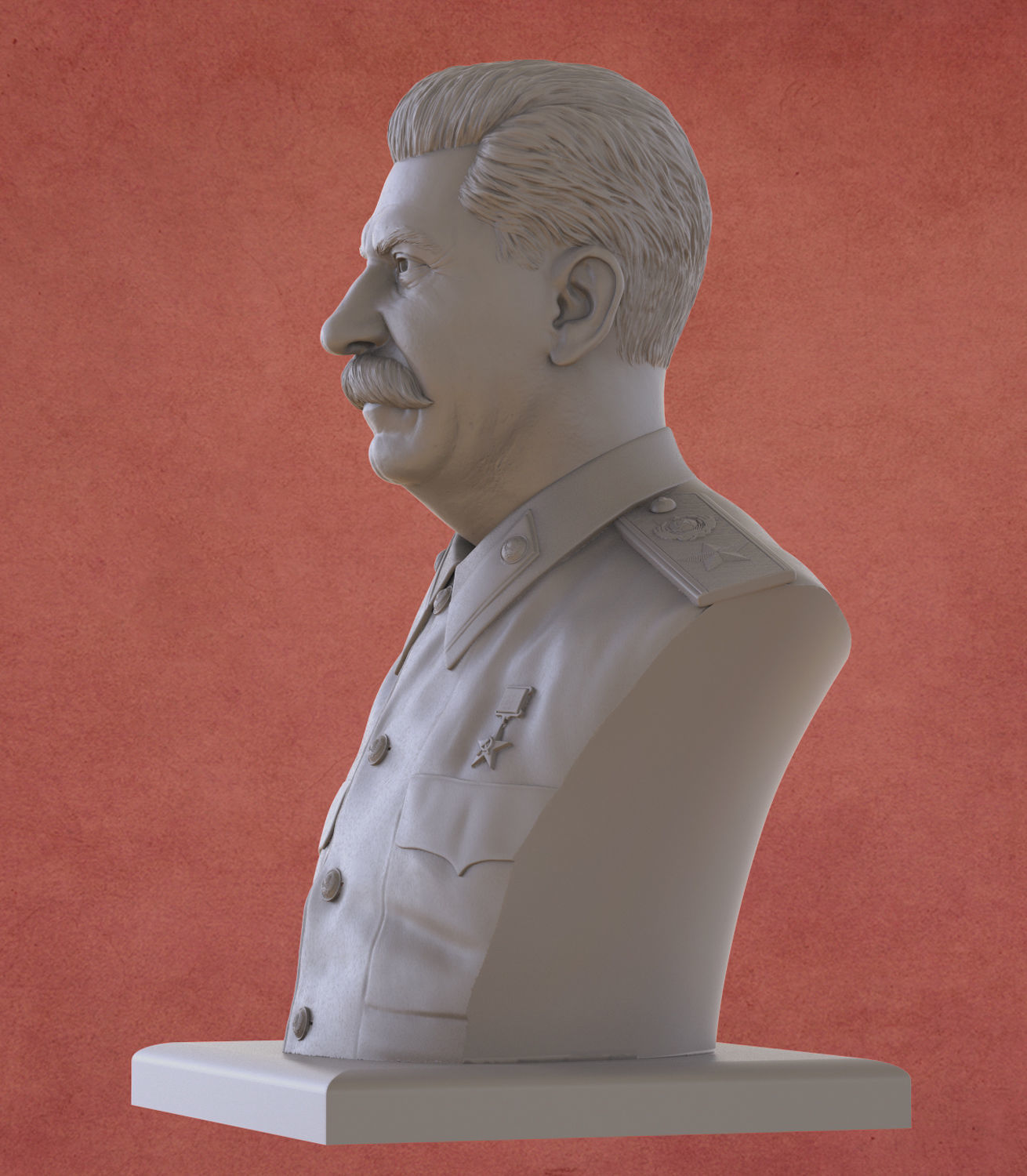 Joseph Stalin 3D model 3D printable | CGTrader