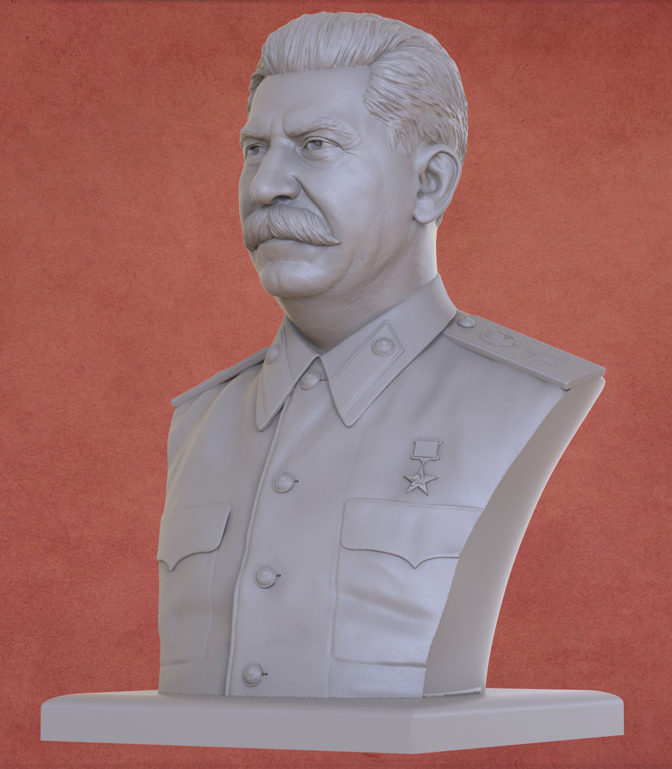 Joseph Stalin 3D model 3D printable | CGTrader