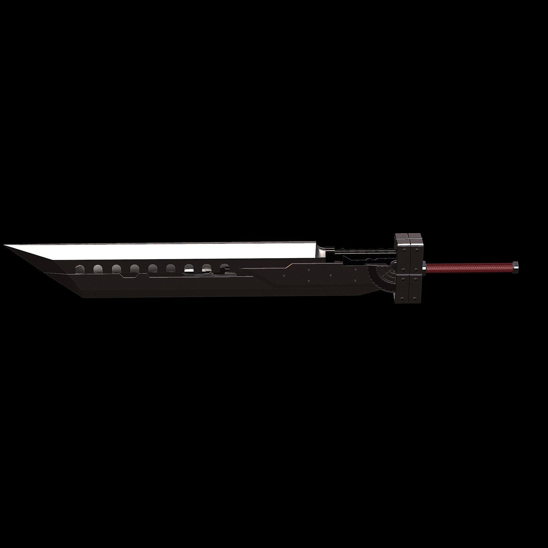 Cloud Fusion Swords Final Fantasy Advent Children 3D model 3D printable ...