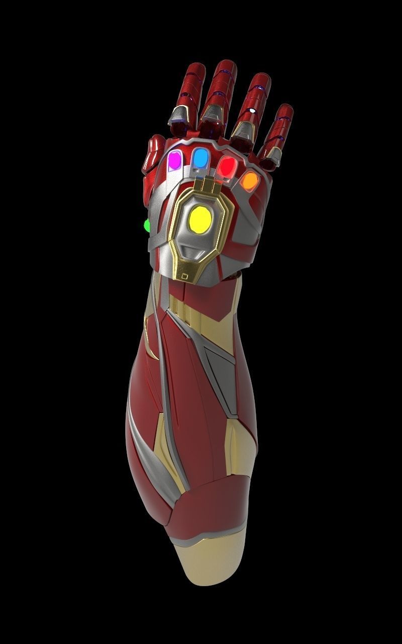 Stark Tech Infinity Gauntlet 3D model 3D printable | CGTrader