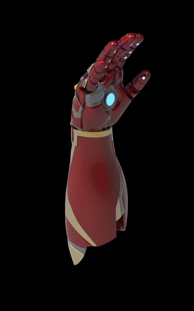 Stark Tech Infinity Gauntlet 3D model 3D printable | CGTrader