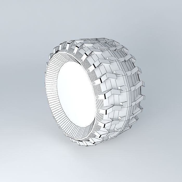 Truck Wheel free 3D model | CGTrader