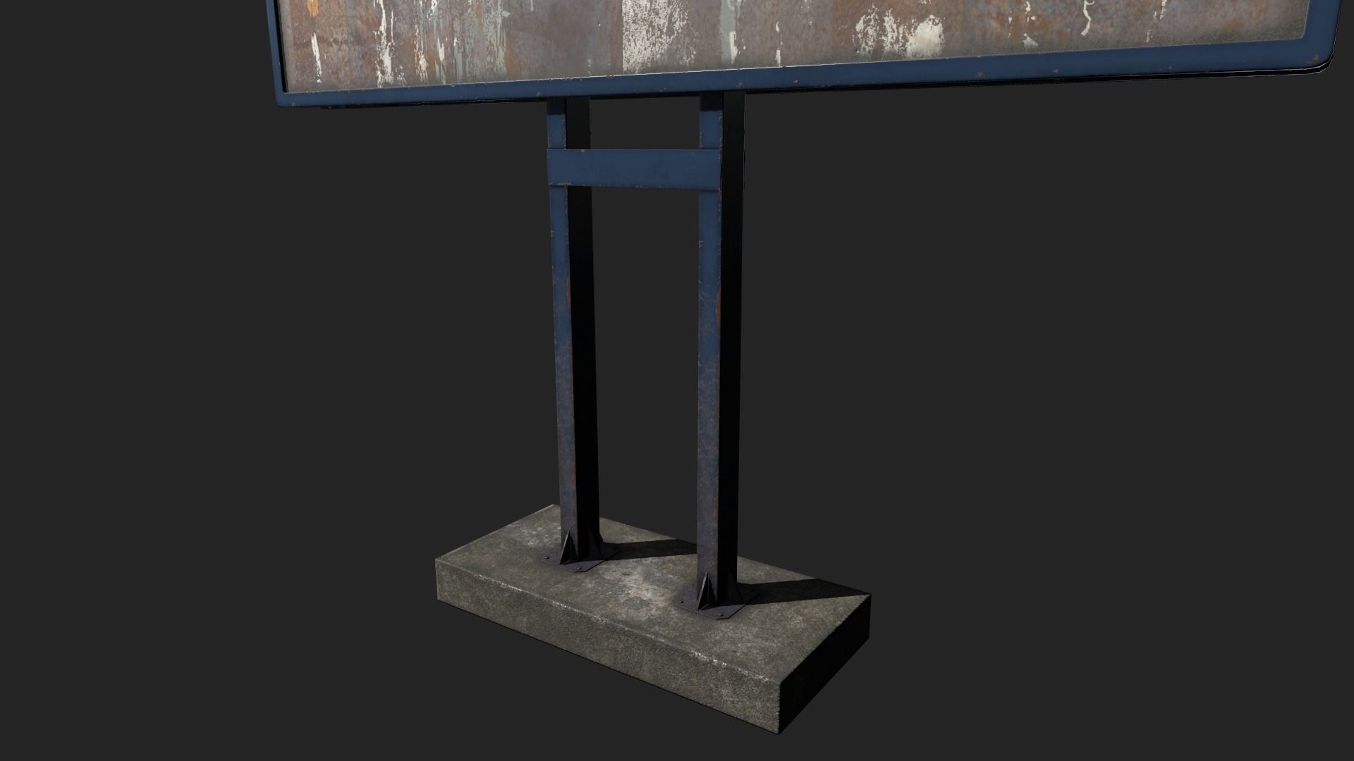 3D model Billboard Screen Board Plank VR / AR / low-poly | CGTrader