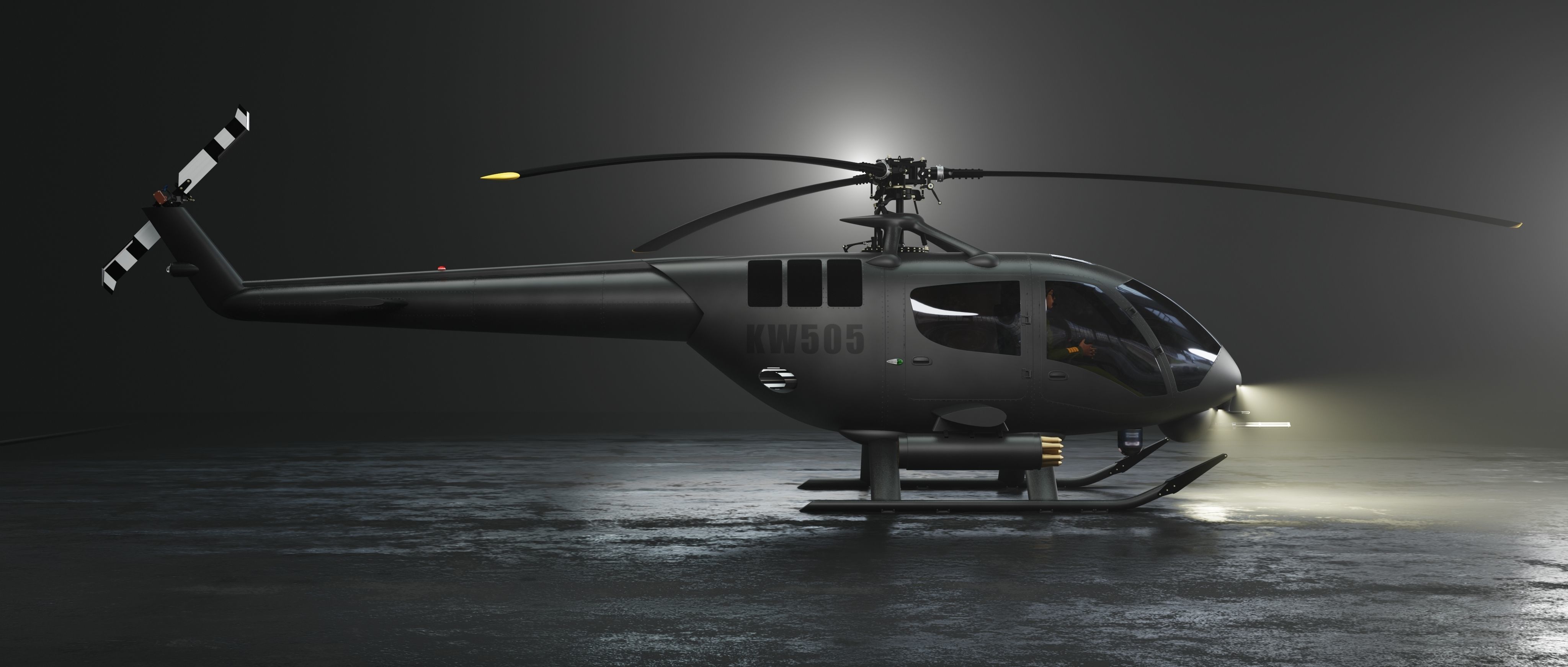 High quality and fully detailed Helicopter 3D model 3D model | CGTrader
