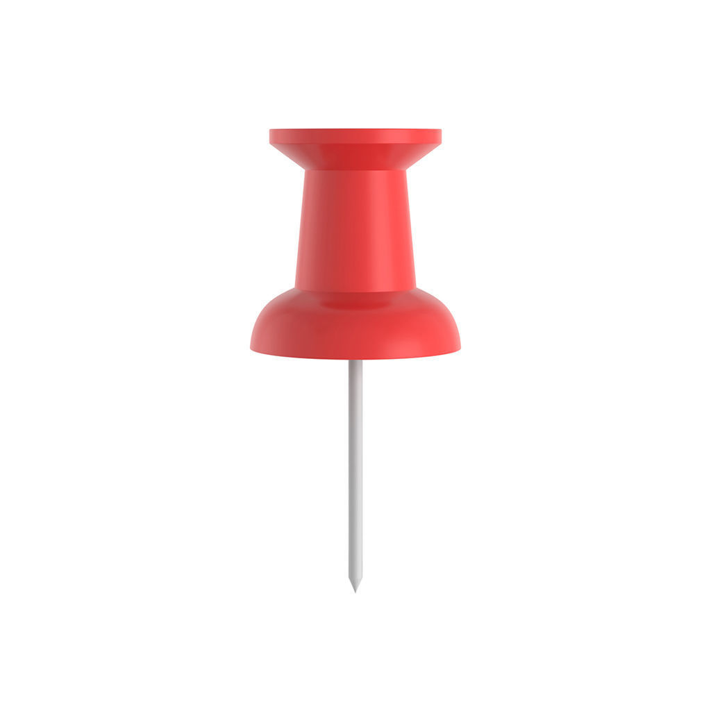 Push pin board map pointer 3D model | CGTrader