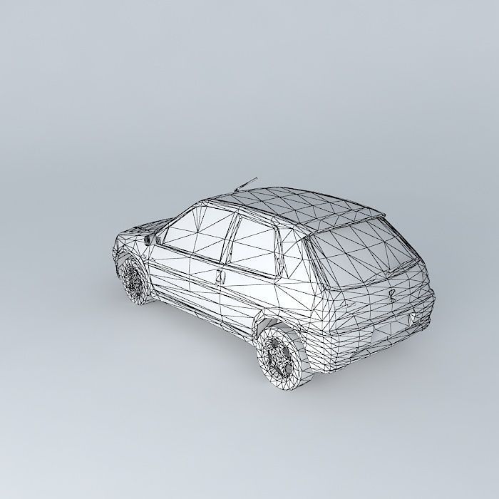 Peugeot 106 free 3D model | CGTrader