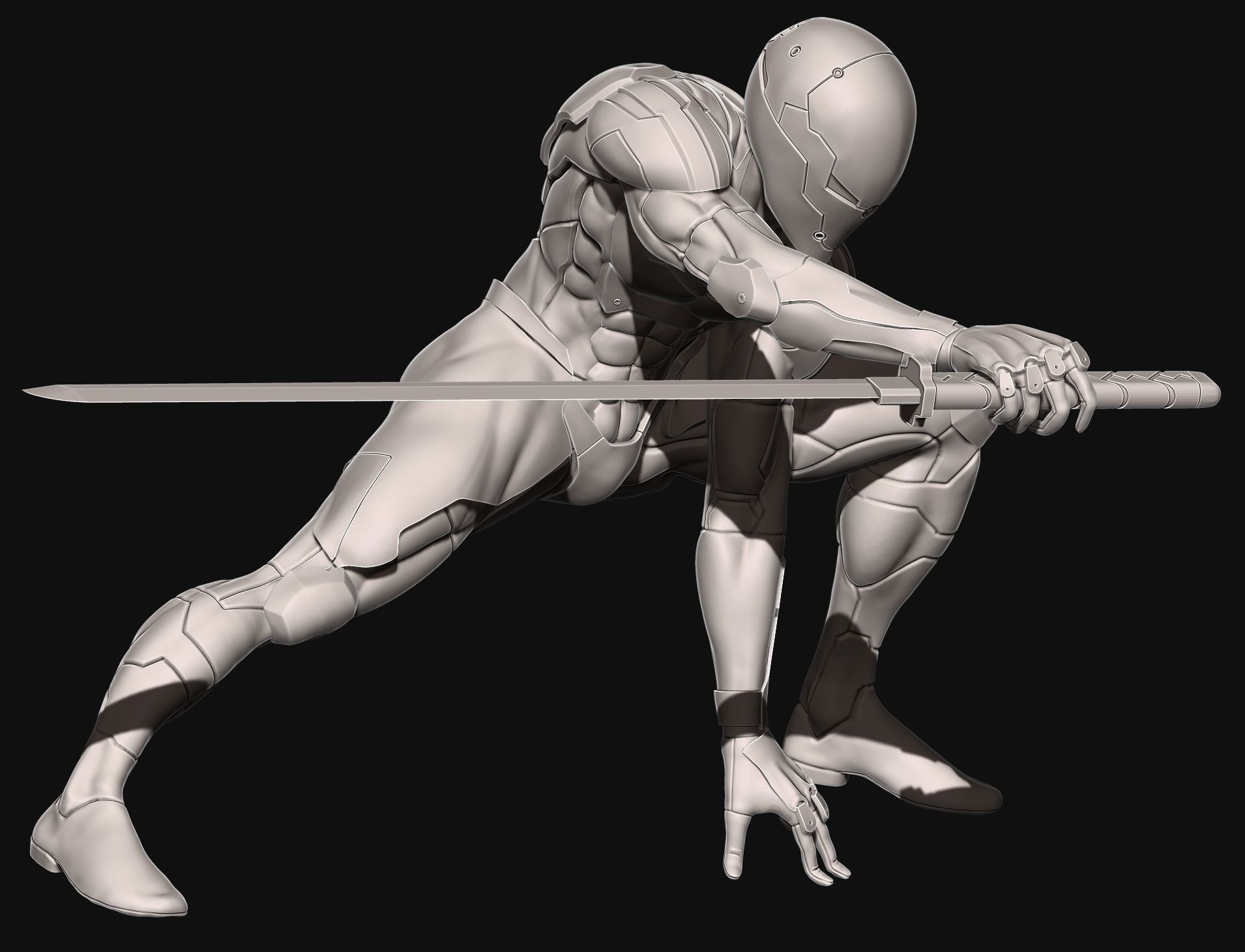 Gray Fox from Metal Gear Solid 3D model 3D printable | CGTrader