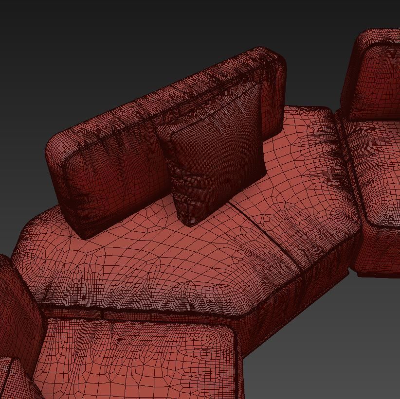 Natuzzi Cava sofa 3D model | CGTrader