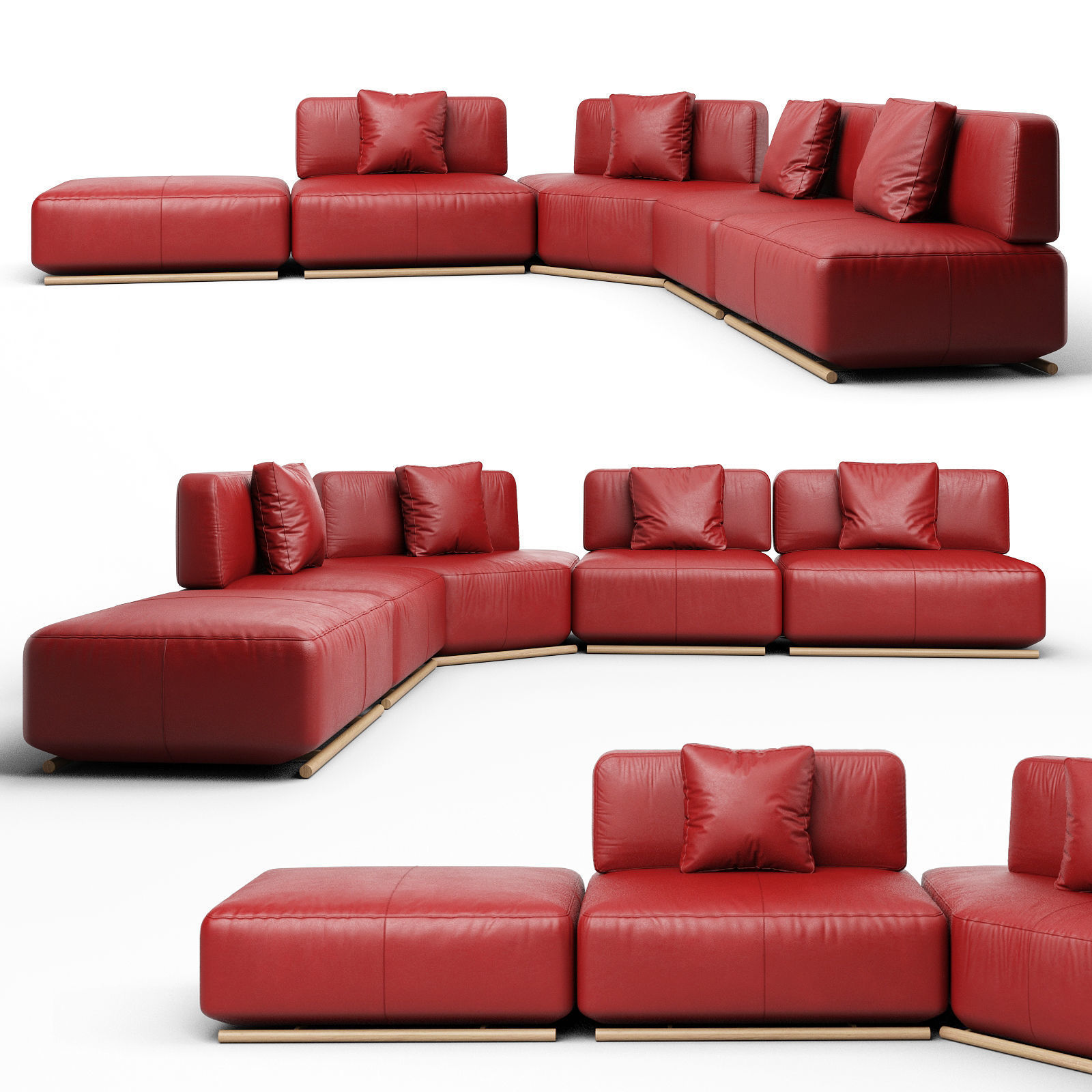 Natuzzi Cava sofa 3D model | CGTrader