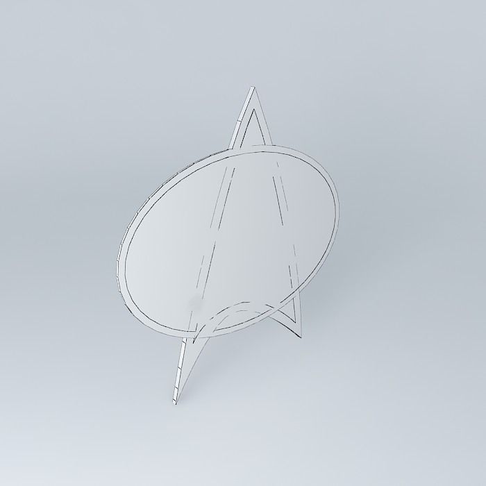 Starfleet Logo free 3D model | CGTrader