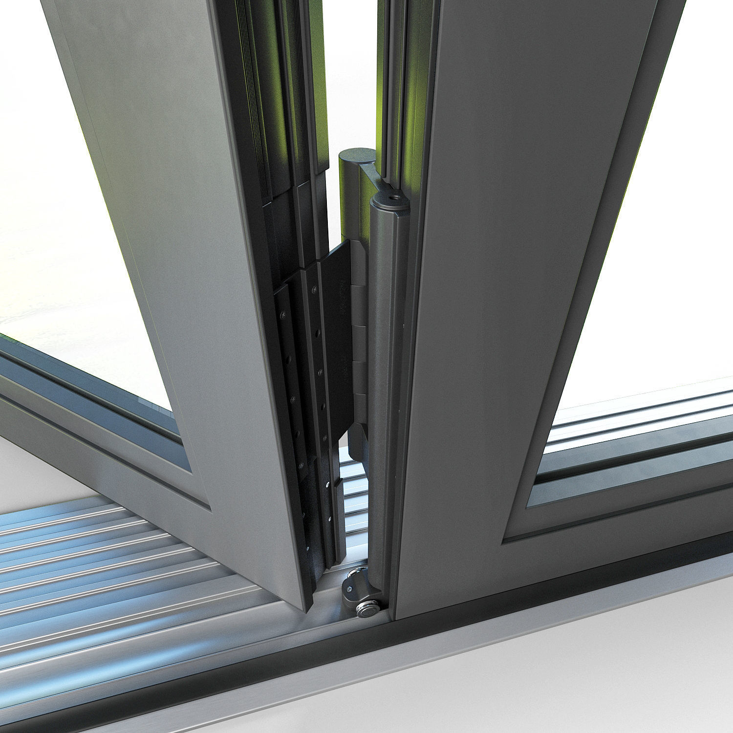 Bi folding doors 3D model | CGTrader