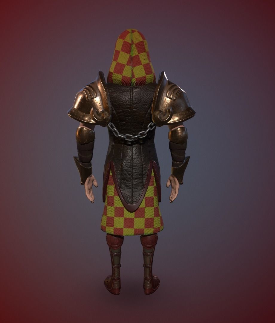 3D model mage character VR / AR / low-poly rigged | CGTrader