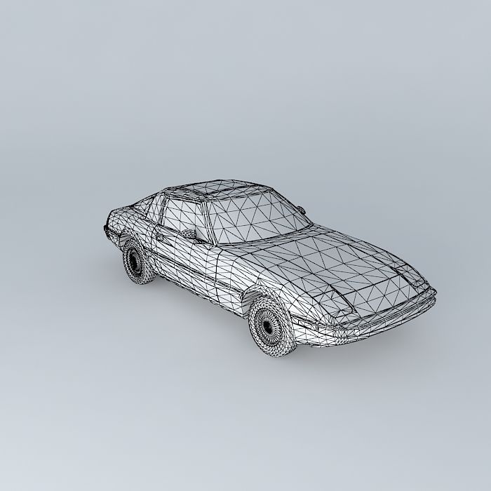 1983 Mazda RX7 free 3D model | CGTrader