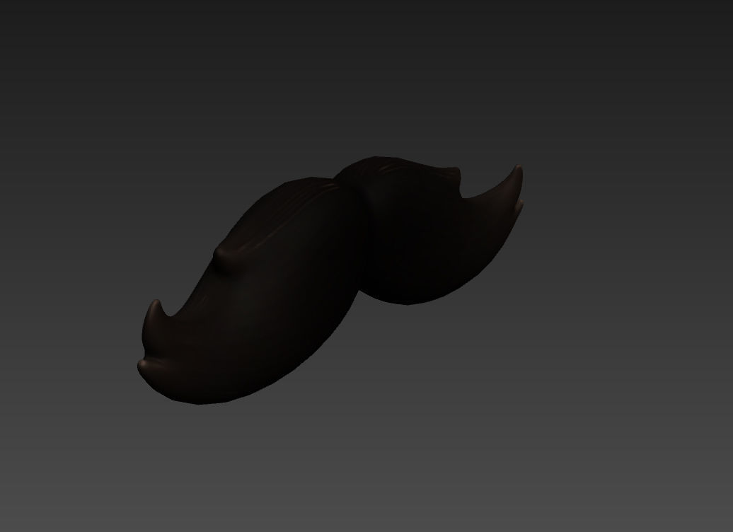 Mustache moustache 3D model | CGTrader