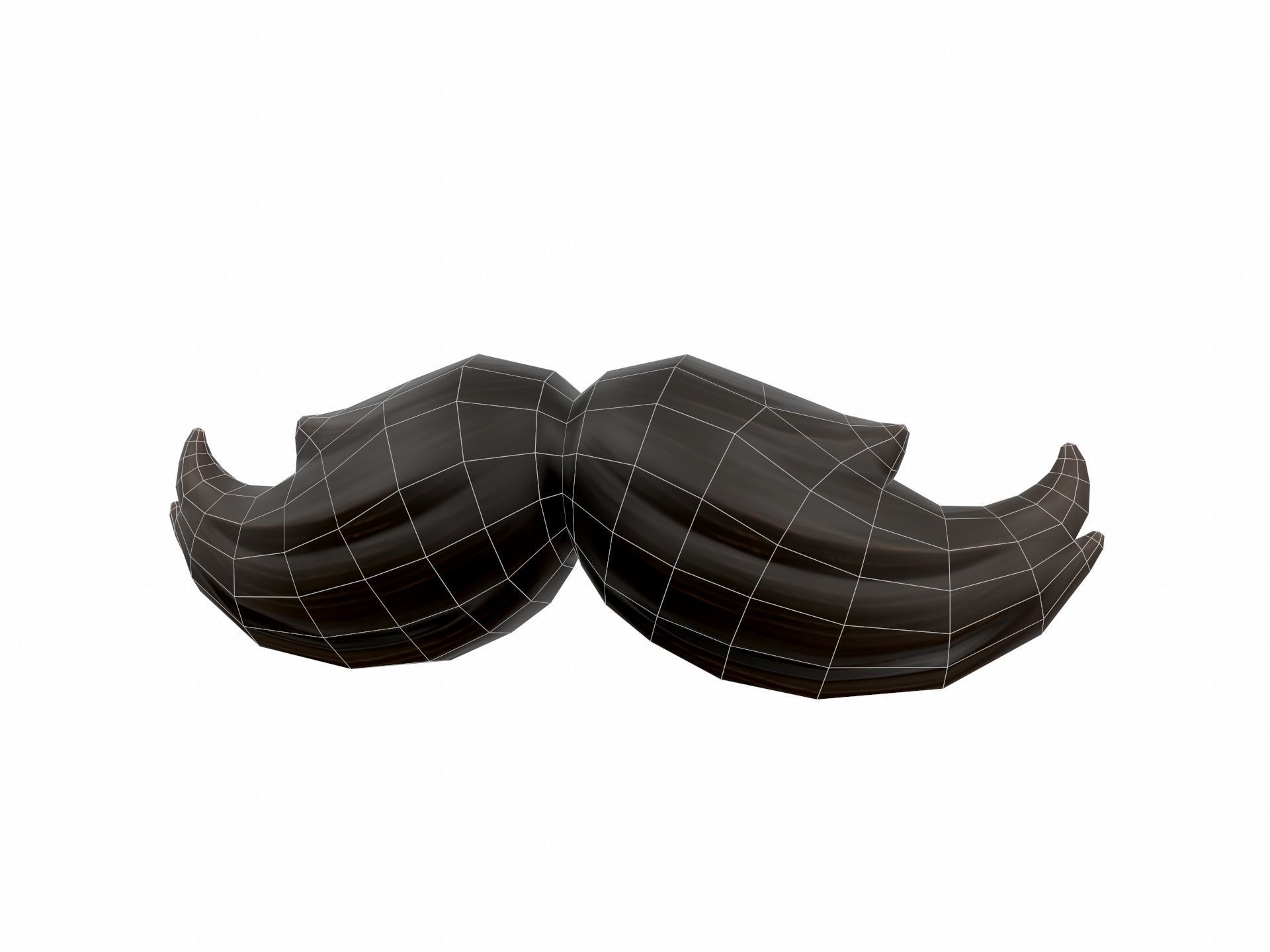 Mustache moustache 3D model | CGTrader