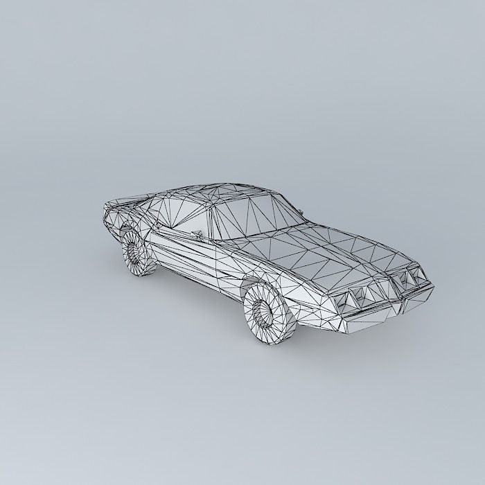70s Pontiac Firebird free 3D model | CGTrader