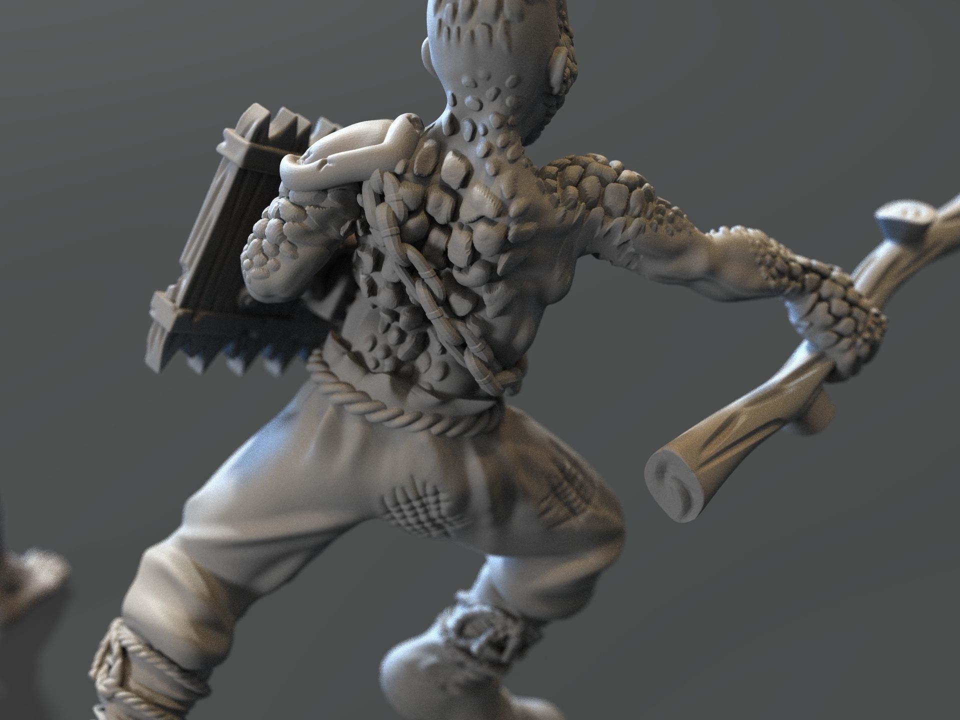 Tabletop stone men 3D model 3D printable | CGTrader