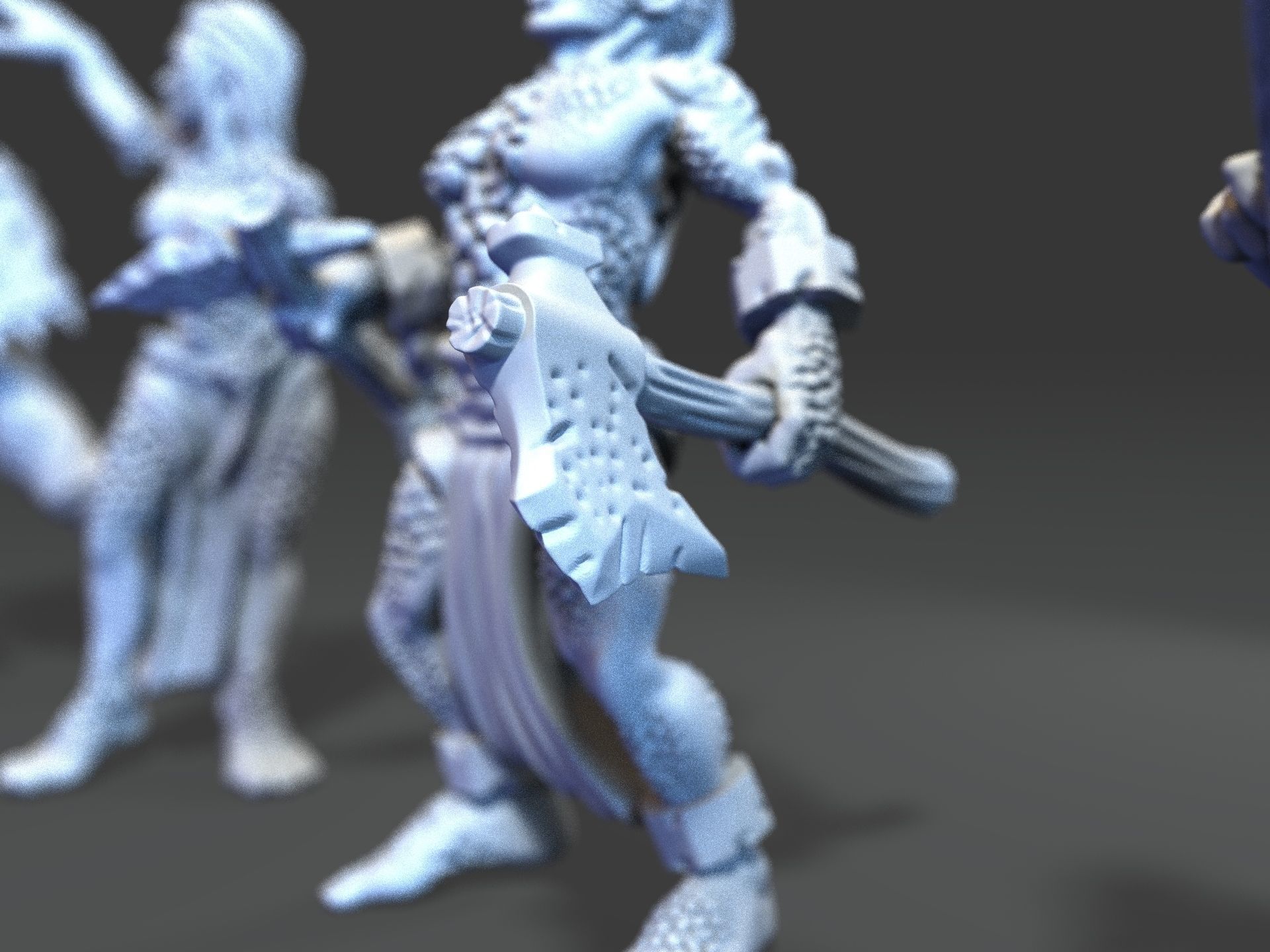 Tabletop stone men 3D model 3D printable | CGTrader