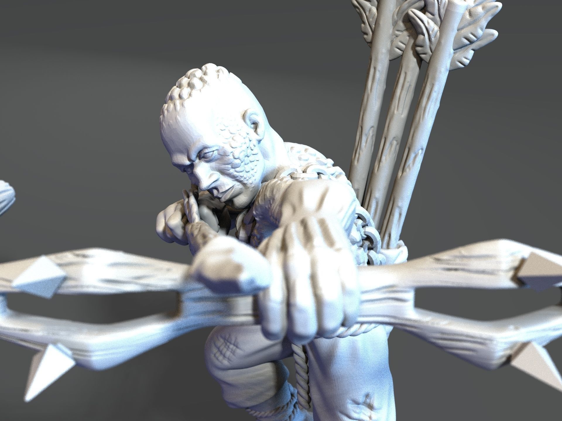 Tabletop stone men 3D model 3D printable | CGTrader