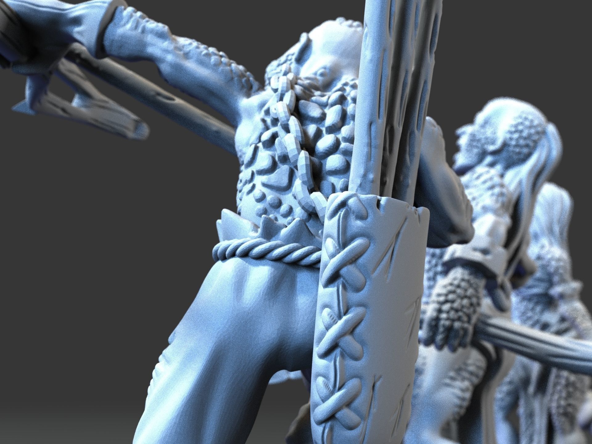 Tabletop stone men 3D model 3D printable | CGTrader
