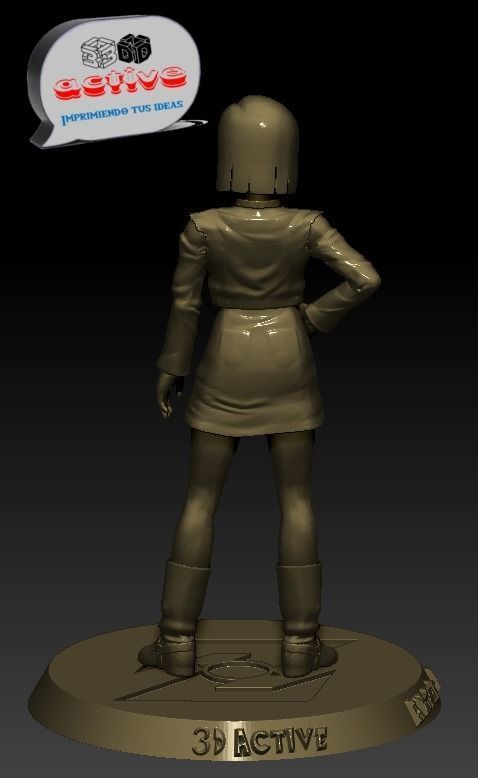 Dragon Ball Z - Android No 18 3D model 3D printable | CGTrader