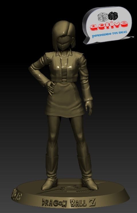 Dragon Ball Z - Android No 18 3D model 3D printable | CGTrader