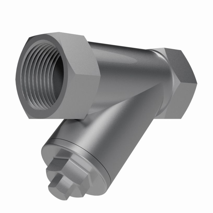 Y-Type Strainers - BSP Threaded Ends 3D model | CGTrader