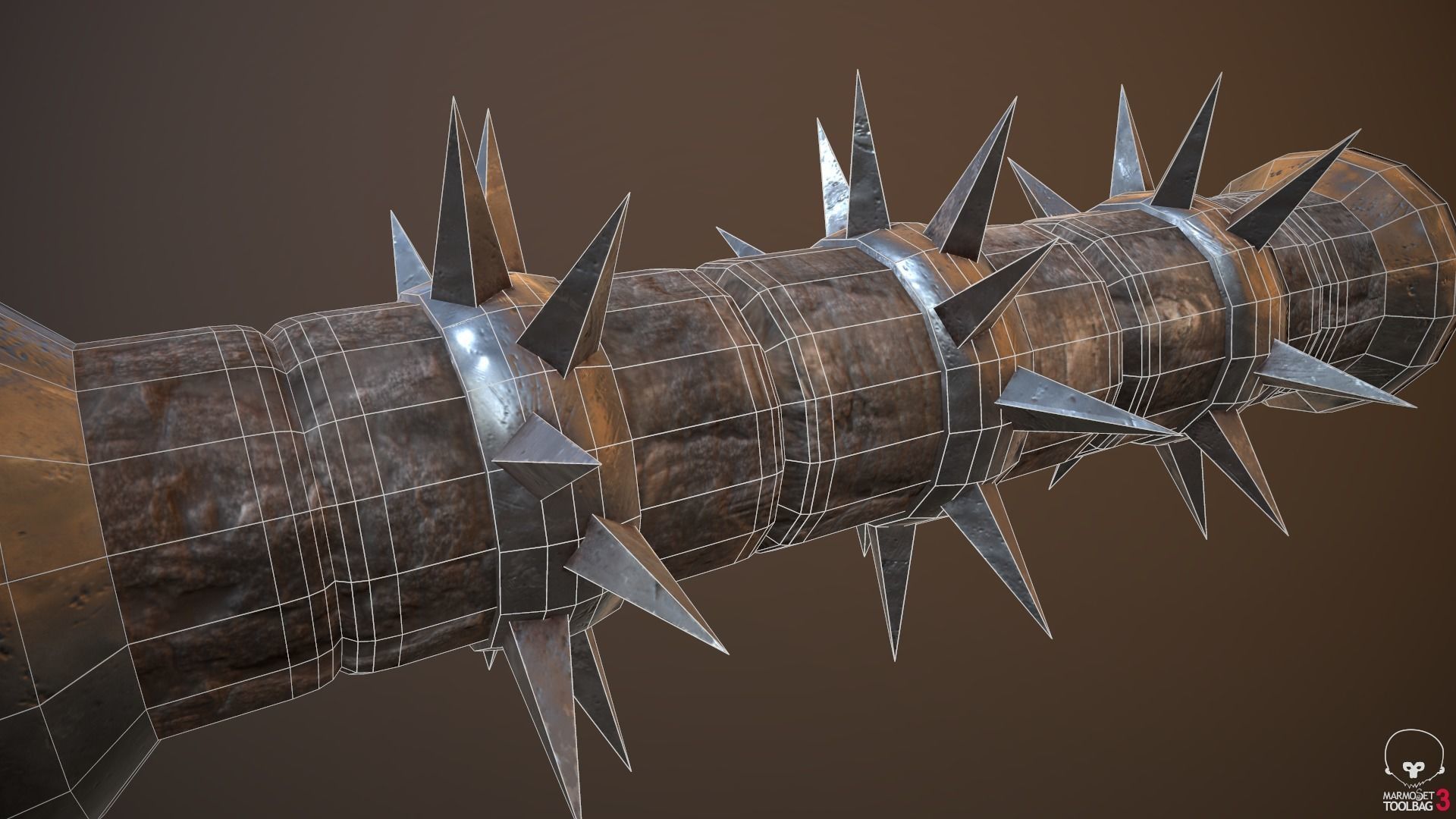 3D model Medieval Spinning Trap VR / AR / low-poly | CGTrader