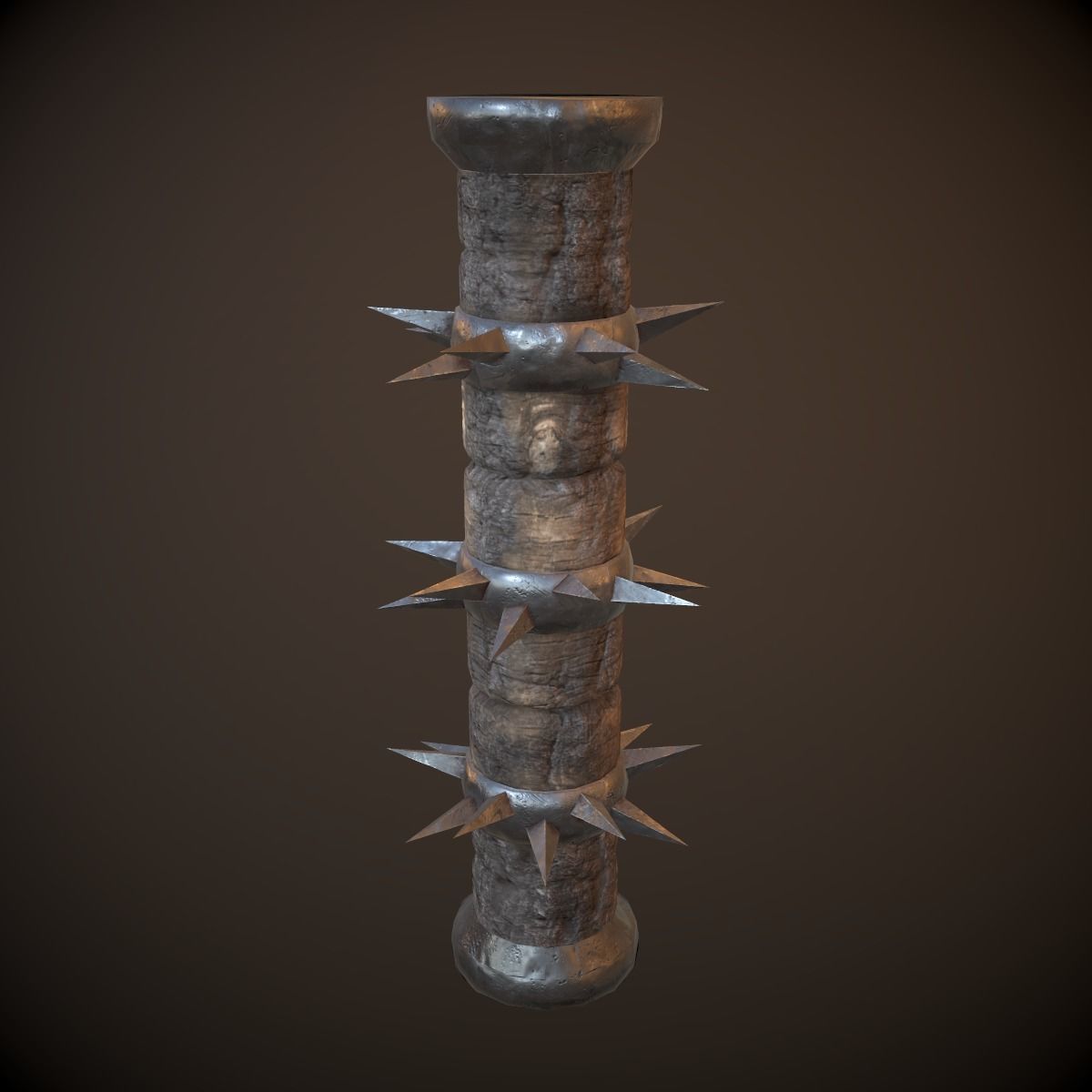 3d Model Medieval Spinning Trap Vr Ar Low Poly Cgtrader