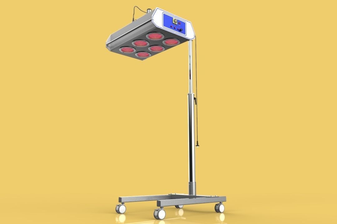 MEDICAL INFRARED PHYSIOTHERAPY LAMP 3D model | CGTrader
