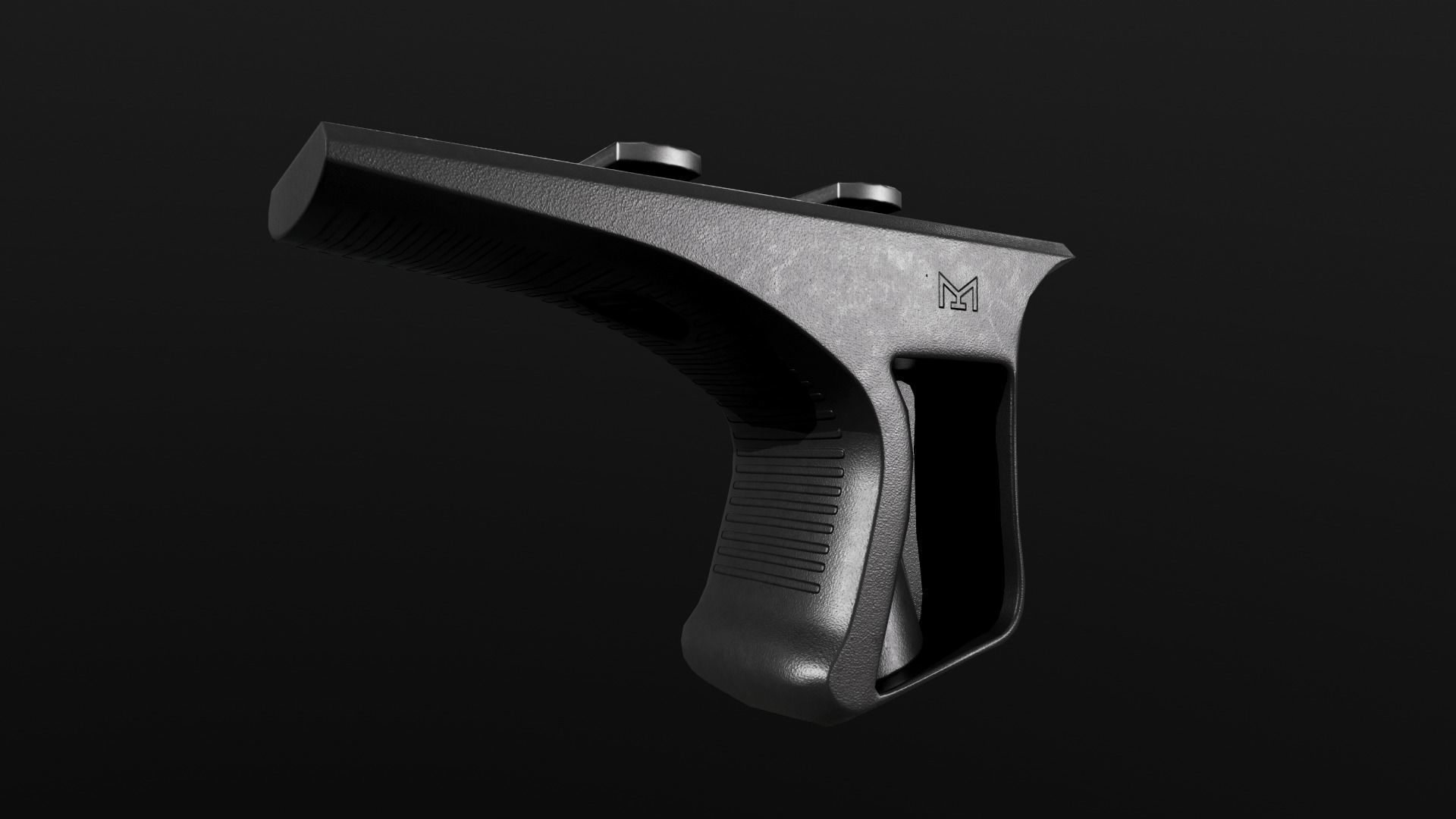 3D model BCM Gunfighter KAG-MLOK Angle Forward Grip VR / AR / low-poly ...