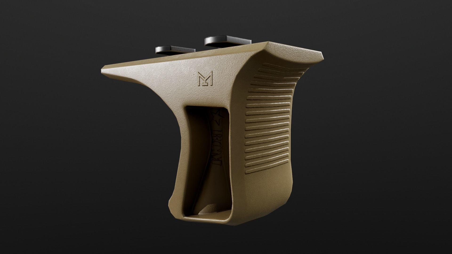 3D model BCM Gunfighter KAG-MLOK Angle Forward Grip VR / AR / low-poly ...