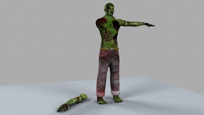 Male Zombie 3D model | CGTrader