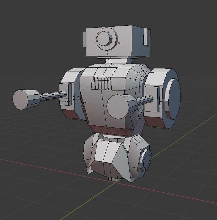 Overwatch training bot 3D model | CGTrader