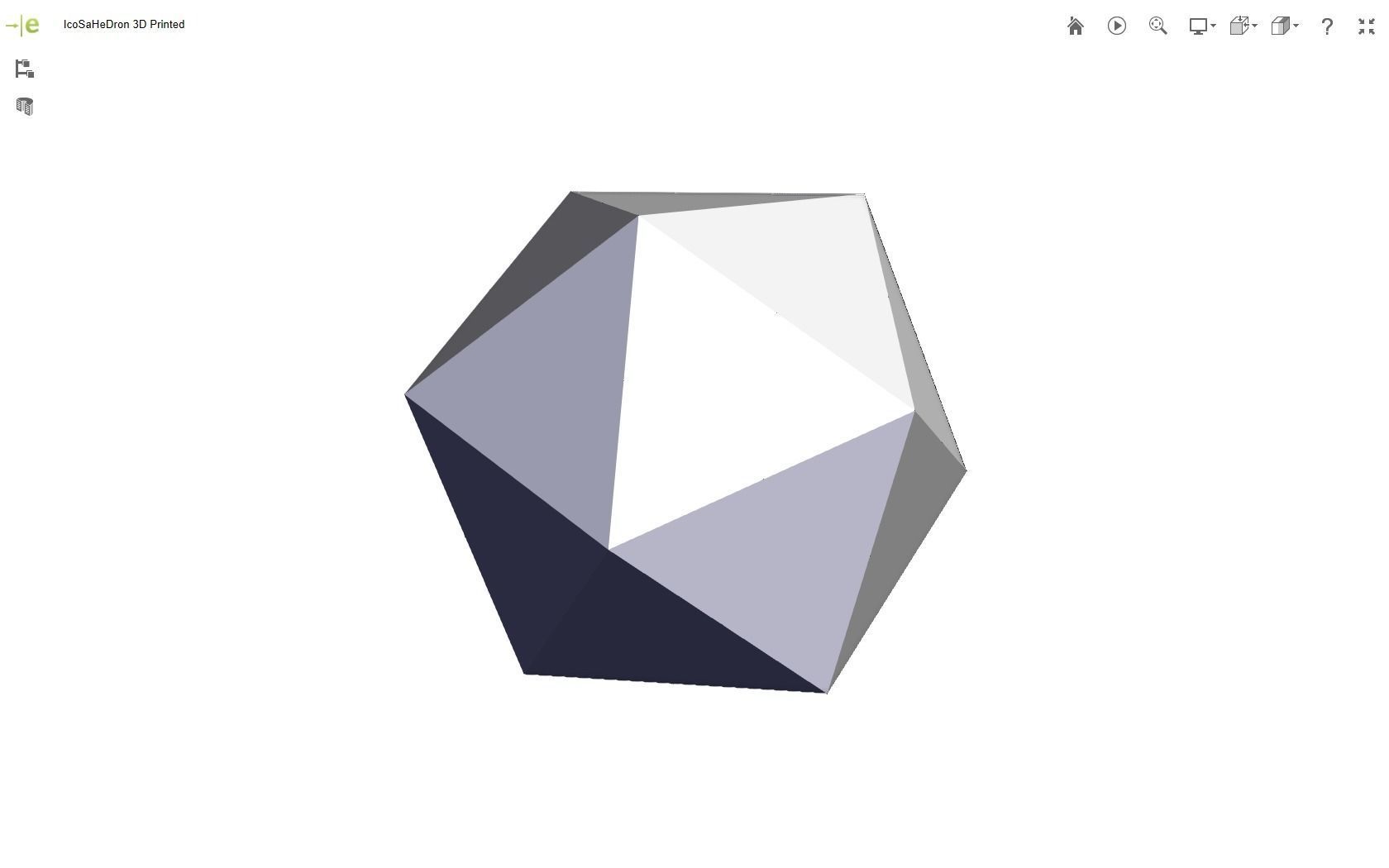 IcoSaHeDron 3D model 3D printable | CGTrader