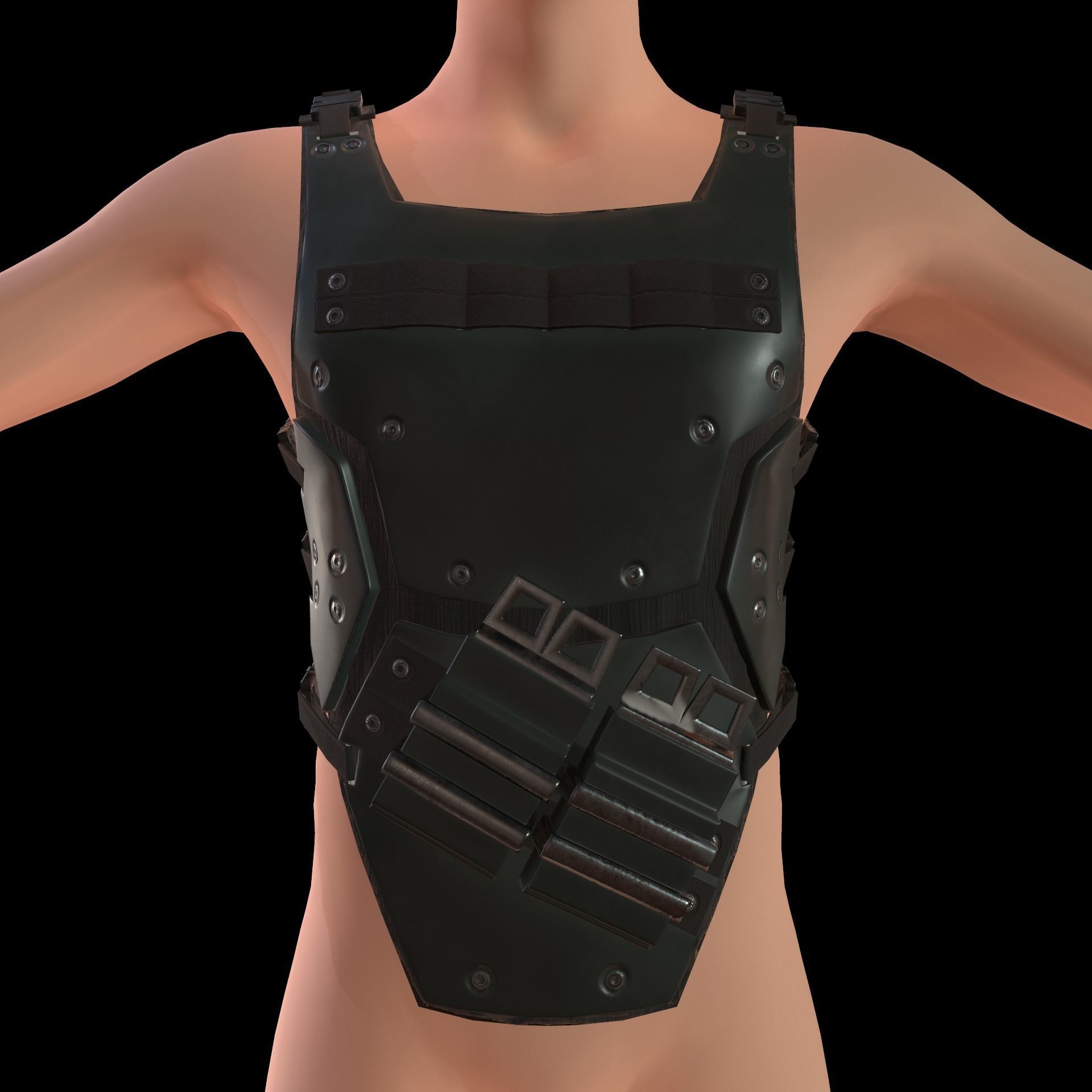 3D model Body armor VR / AR / low-poly | CGTrader
